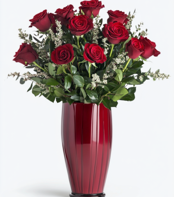 A Dozen Roses - Sunny Flower Delivery